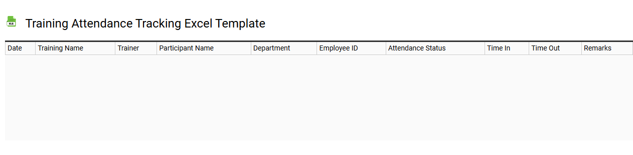 Free Training Record Excel Template: Simple Spreadsheet for Employee Training Tracking ...