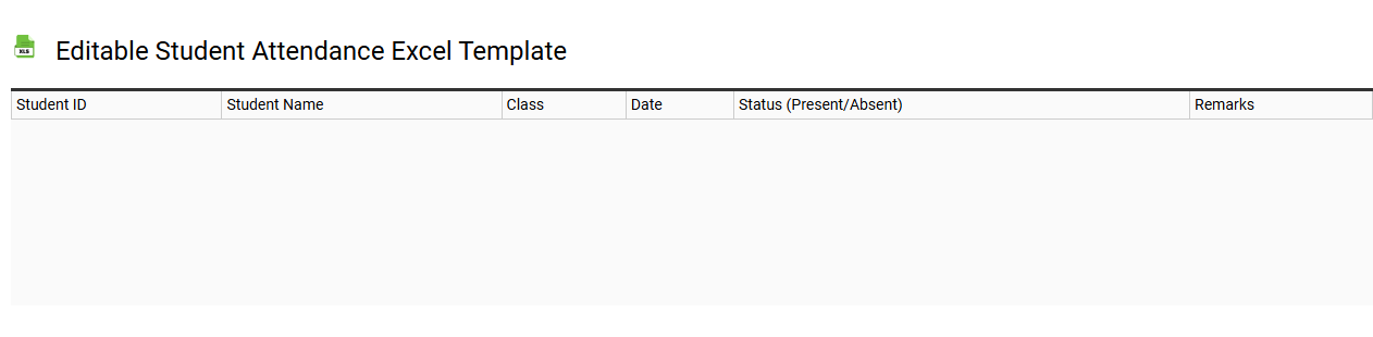 Free Student Attendance Record Excel Template: Easy Tracking and Management / xlstemplate.com